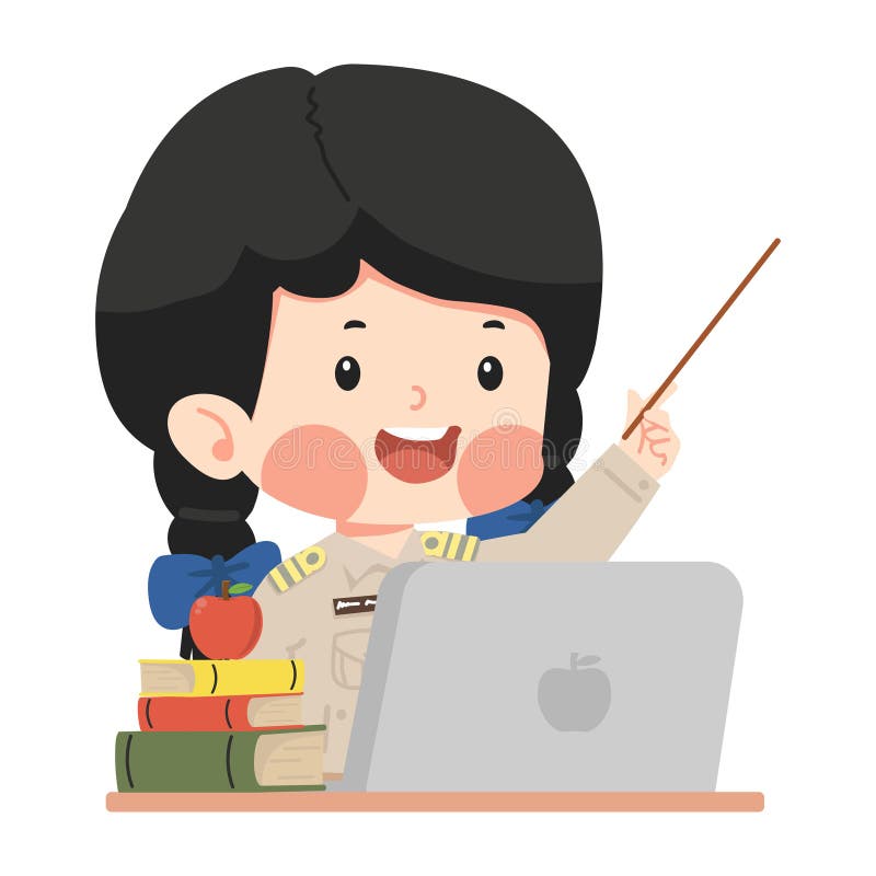 Teacher Class Computers Stock Illustrations – 101 Teacher Class ...