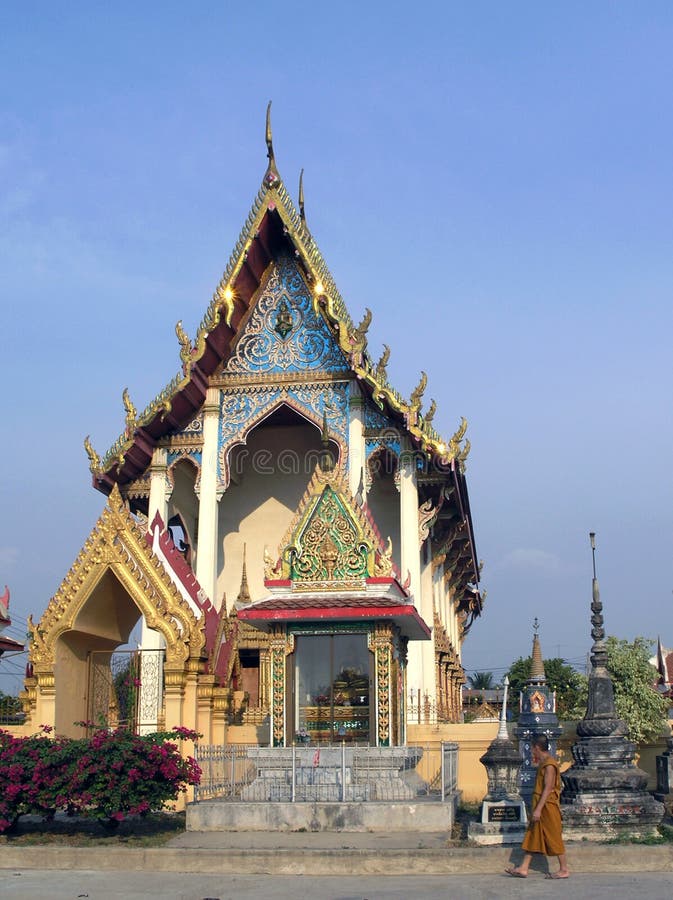 Thai Temple stock photo. Image of gilded, ornamental, prayer - 2208414