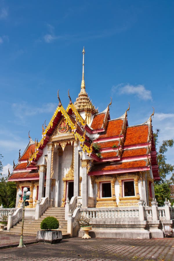 Thai temple stock image. Image of decoration, pagoda - 24766471