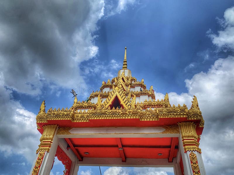 Arch Thai temple stock photo. Image of building, asia - 27436118