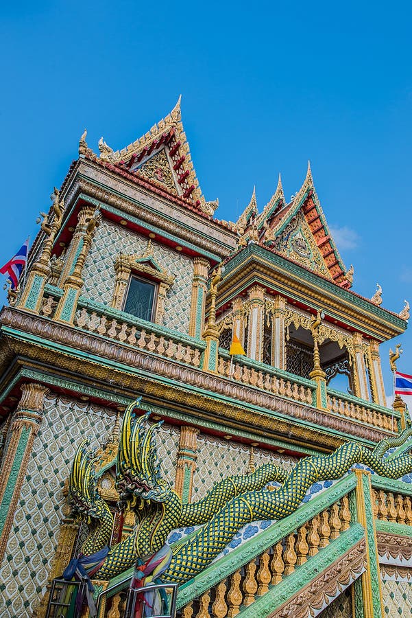 Thai temple stock image. Image of buddhism, pray, blue - 53953577