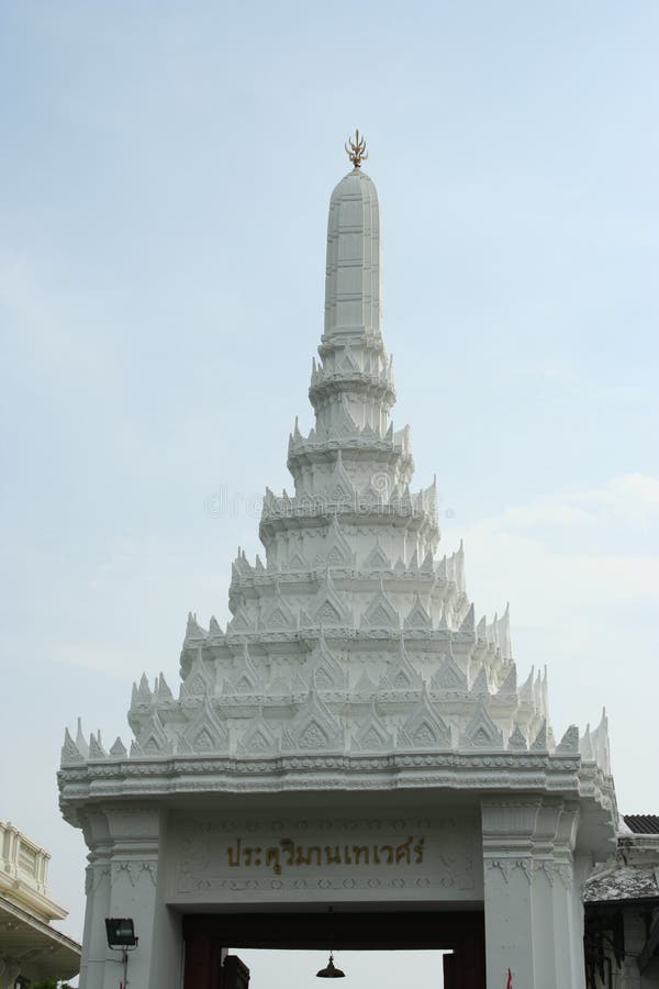 Thai temple gate stock photo. Image of blue, home, culture - 22657844