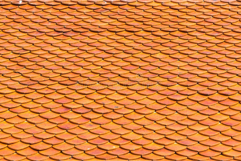 Thai Temple Roof Tiles Background. Stock Image - Image of tile, asia ...