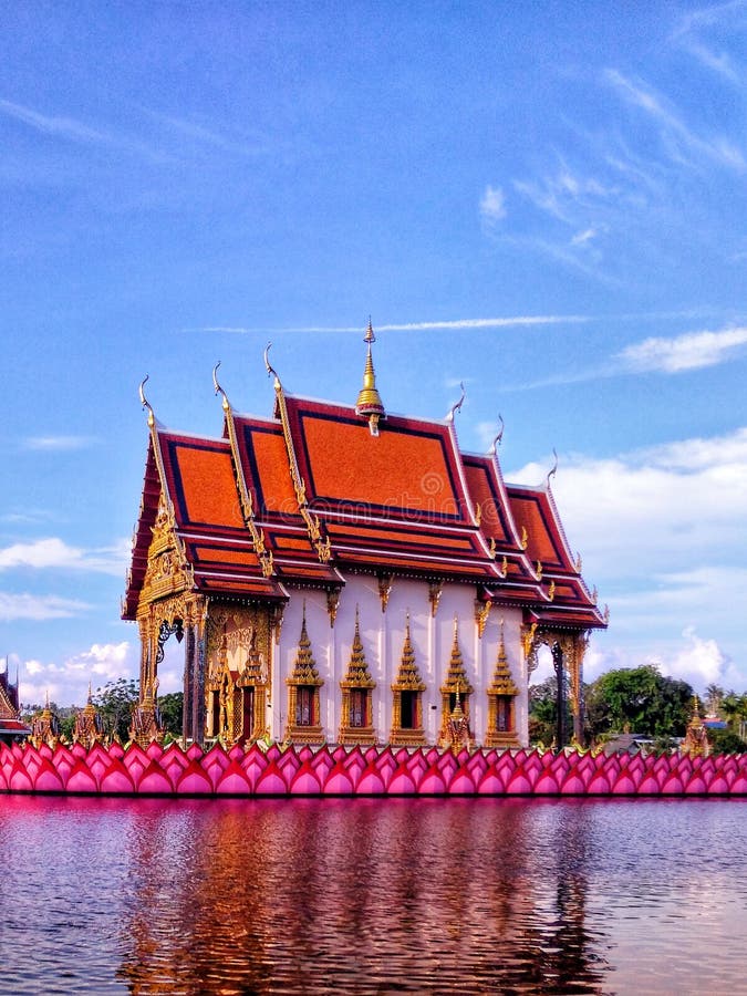 Temple on water stock photo. Image of mountain, tradition - 10668834