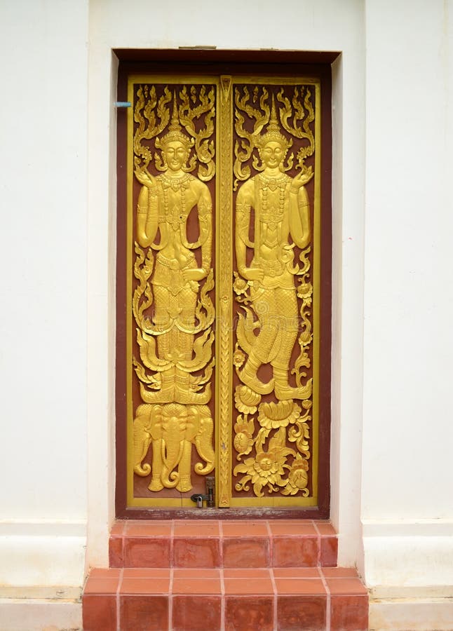 Thai temple window stock photo. Image of ancient, antique - 36545774