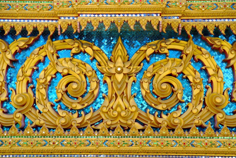 Thai texture stock image. Image of abstract, gold, detail - 45070373