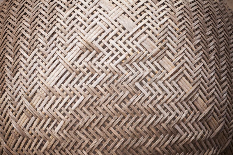 Thai Threshing Basket, Use in Thai Kitchen Isolated on White Stock ...