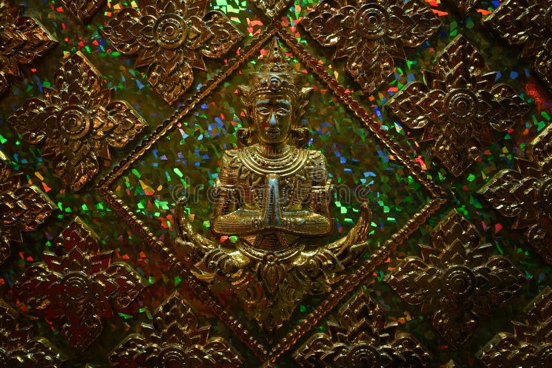 Thai Traditional Art. Thai Art Background Editorial Stock Image - Image ...