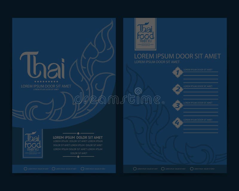 Thai Traditional Design, Thai Background Stock Vector - Illustration of ...