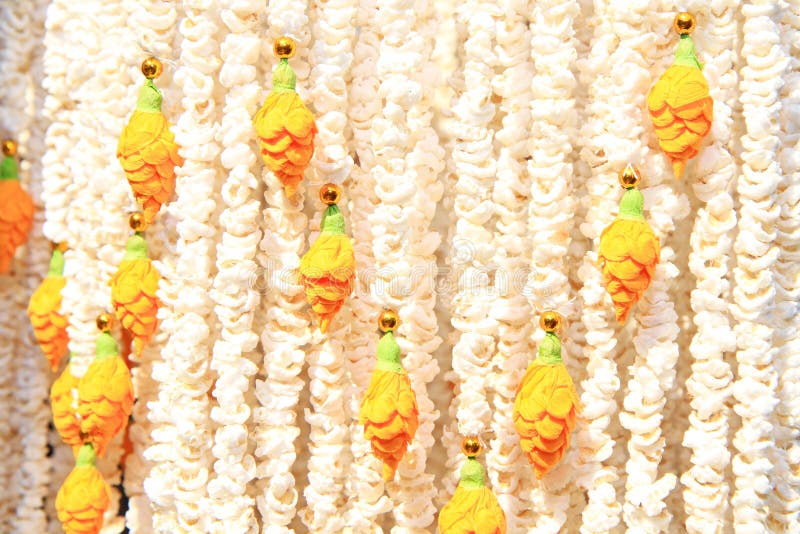 Thai traditional garland stock photo. Image of city, rice - 52618706