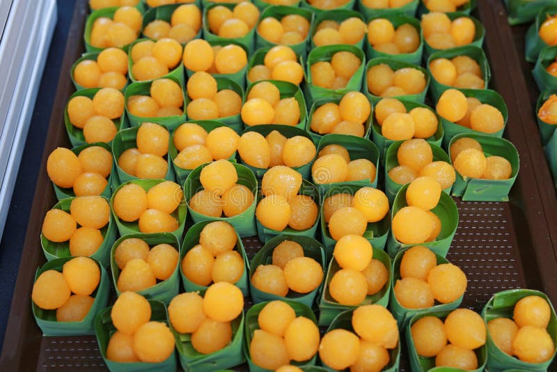 Thai Traditional Sweet Dessert Stock Image - Image of beauty, keyword ...