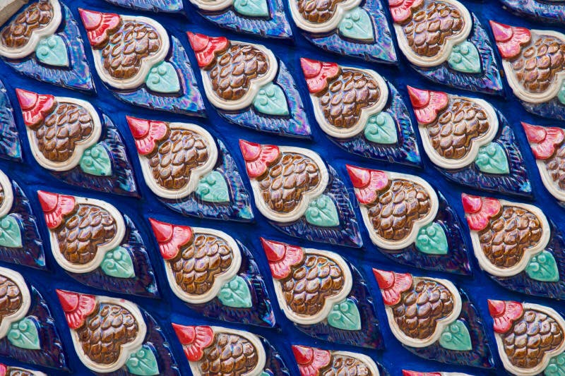 Thai traditional texture stock photo. Image of architecture - 24355428