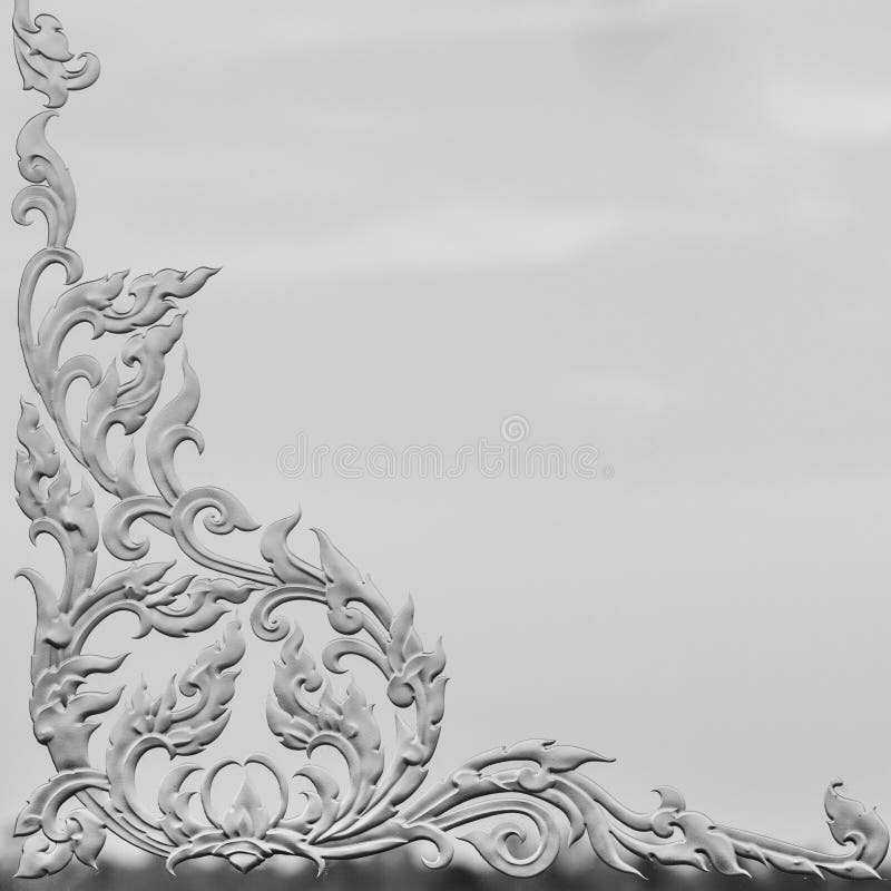 Thai Traditional Texture on Glass Stock Photo - Image of decor, pattern ...