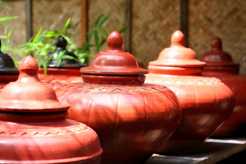 Thai water jar stock image. Image of water, traditional - 50154117