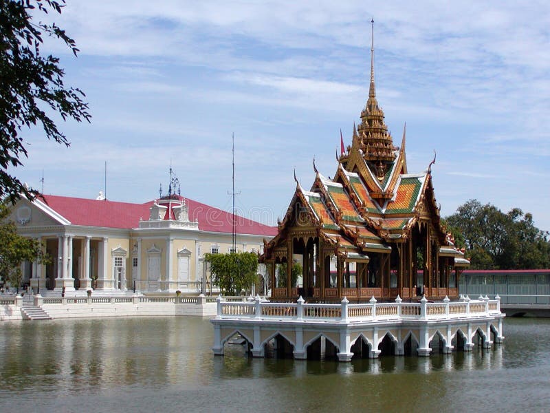 Thai Water Temple stock photo. Image of building, water - 651488