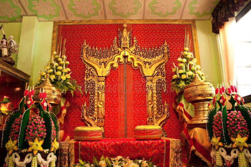 Thai Wedding Ceremony stock photo. Image of craft, culture - 14487320
