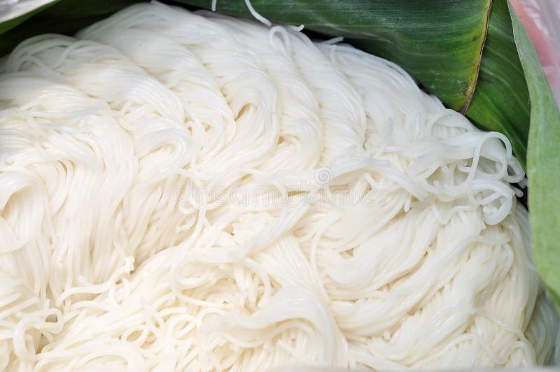 Thai noodle stock image. Image of pork, boil, meal, fork - 32690695