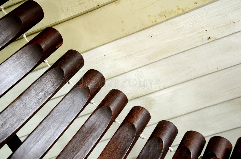 Thai Old Xylophone Musical Instrument Stock Image - Image of classical ...