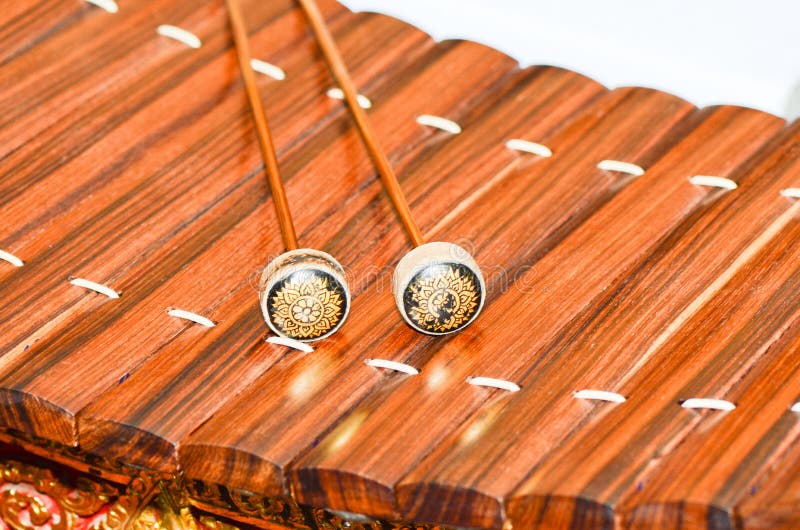 Thai xylophone instrument stock image. Image of thailand - 20898199