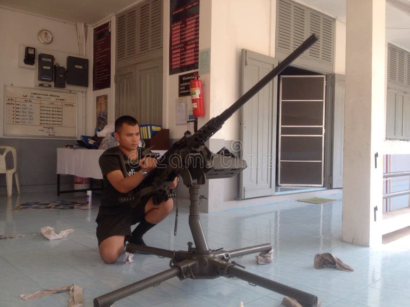 Thailand army editorial stock photo. Image of firearm - 76038233