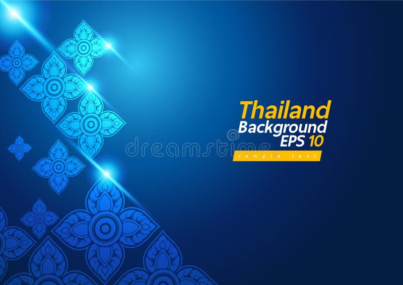 Thai background stock vector. Illustration of bright - 130582065