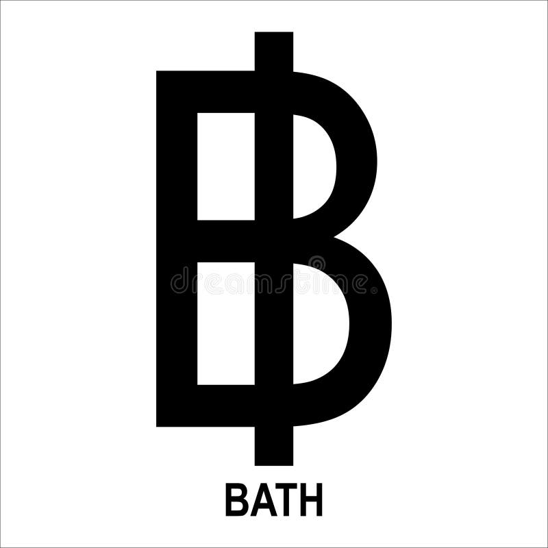 Thailand Currency Icon Design Stock Vector - Illustration of siam ...