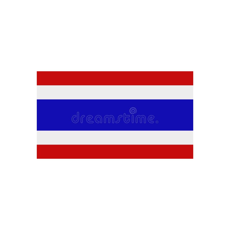 Thailand flag icon vector stock vector. Illustration of national ...
