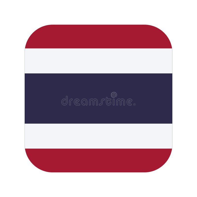 Thailand Flag Simple Illustration for Independence Day or Election ...