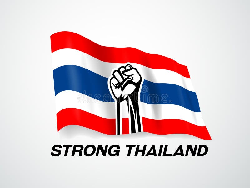 Thailand flag stock vector. Illustration of retro, wallpaper - 90677421