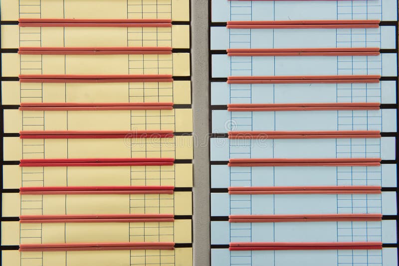 Thailand Flight Progress Strip Stock Image - Image of traffic, strip ...