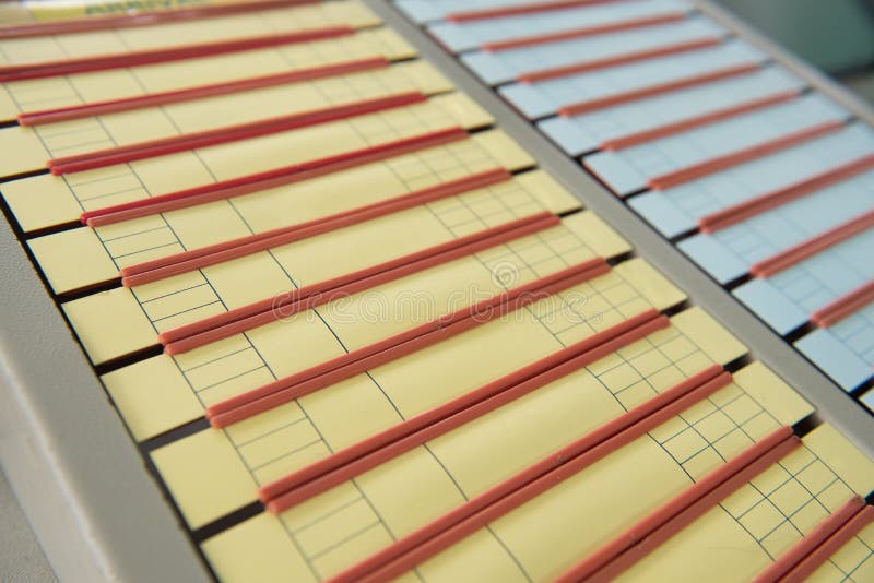 Thailand Flight Progress Strip Stock Image - Image of traffic, strip ...