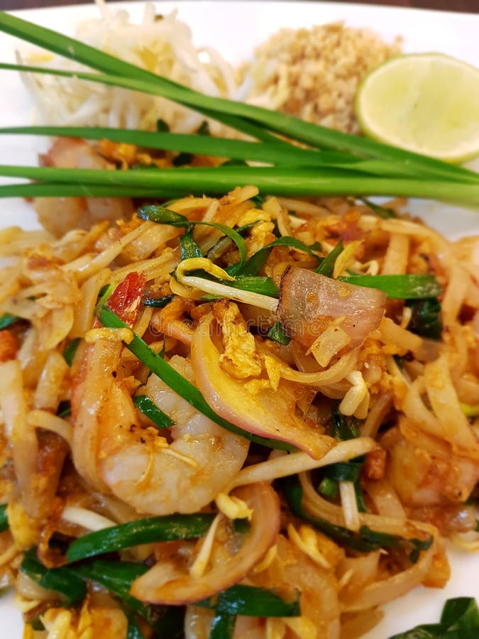 Thailand food Pad thai stock image. Image of food, thailand - 76397047