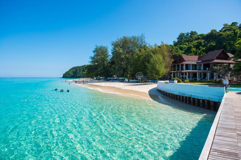 Thailand, 16 Juni 2017:: Mai Ton-eiland Mooi Strand in Phuk ...