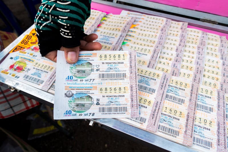 Thailand Lottery Ticket for Sell Editorial Stock Photo - Image of loose ...