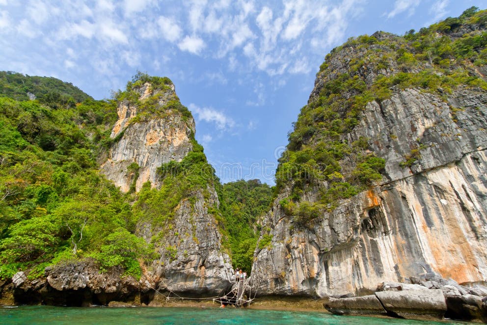 Thailand ocean stock photo. Image of coastline, crag - 21576992