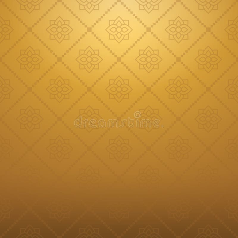 Thai-pattern Asian Style Model Stock Vector - Illustration of asia ...