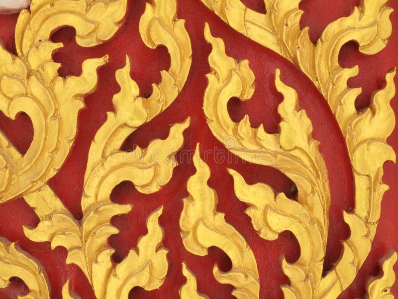 Pattern on Walls of Buddhistic Temple Stock Photo - Image of blue ...