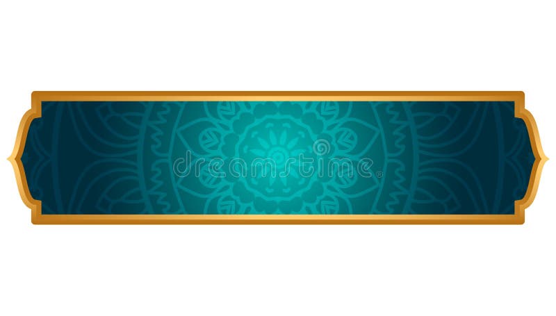 Thailand Retro Frame Pattern Exotic Borders Golden Elegant Text Box ...