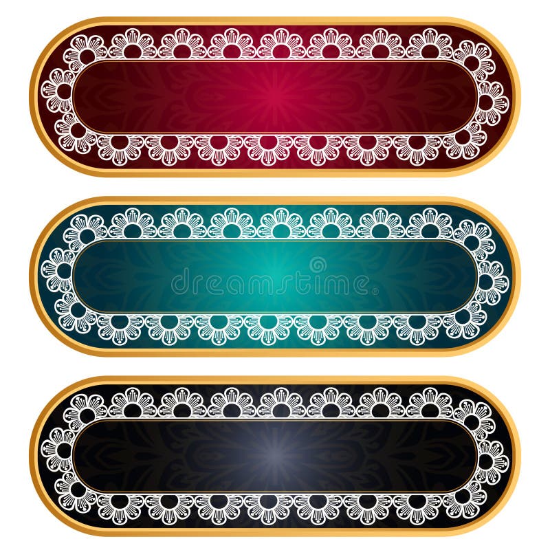 Elegant Golden Oval Vector Borders Stock Illustrations – 159 Elegant ...