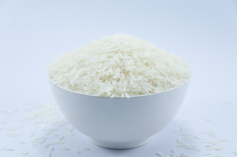 Thailand Rice is in the Cup Stock Image - Image of cooking, plastic ...