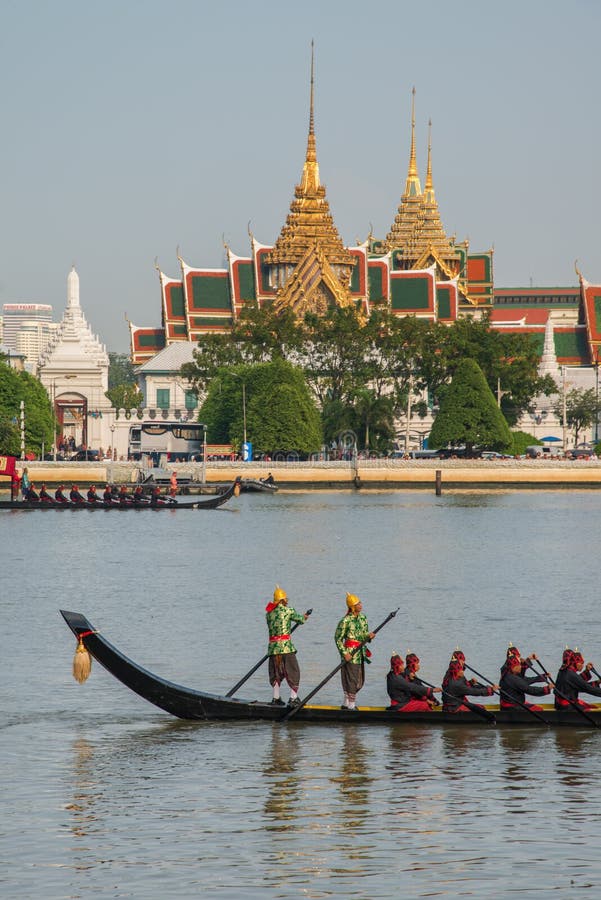 Thailand Royal Barge Procession Editorial Photography - Image of ...