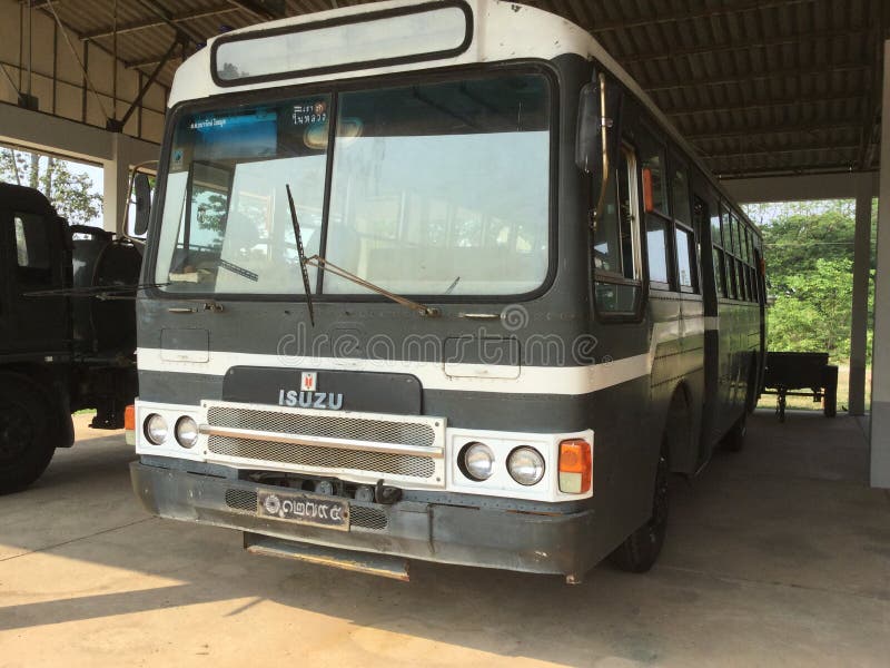 Thailand s army bus editorial stock image. Image of transportation ...
