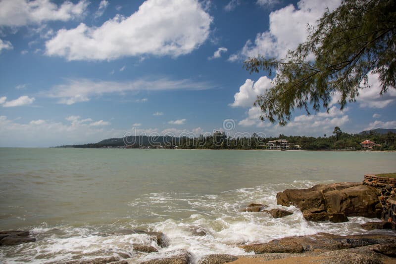 Thailand, Samui sea view stock image. Image of travel - 118686851