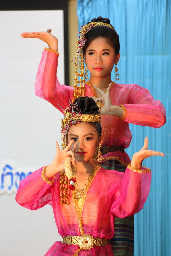Thailand Students Culture Dance Editorial Photography - Image of ...