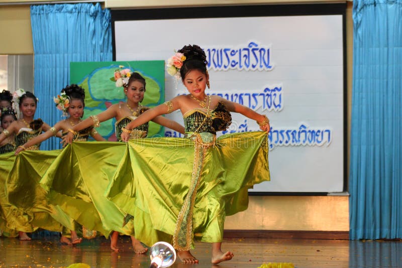 Thailand Students Culture Dance Editorial Photography - Image of ...
