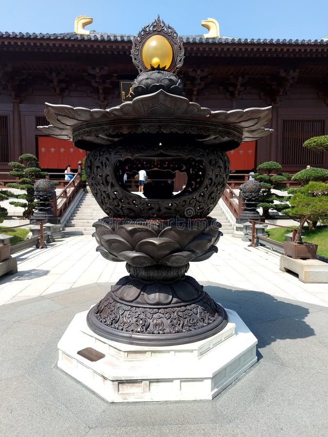 Thailand Temple Big Traditional Lamp Stock Photo - Image of traditional ...