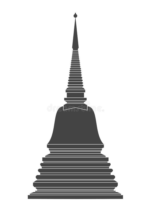 Thailand Temple vector stock vector. Illustration of asia - 54334090
