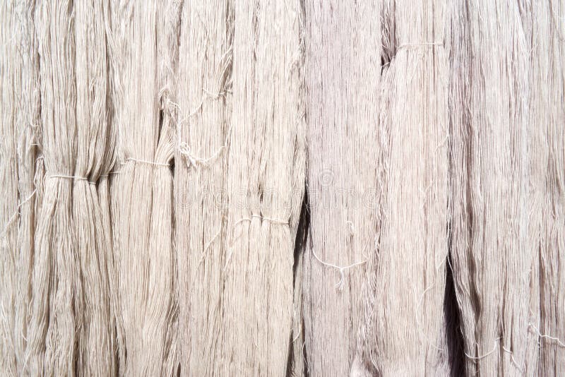 White Raw Silk Thread Background Stock Image - Image of bright ...