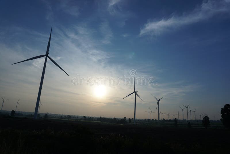 Thailand wind farm stock image. Image of asia, wind - 141373219