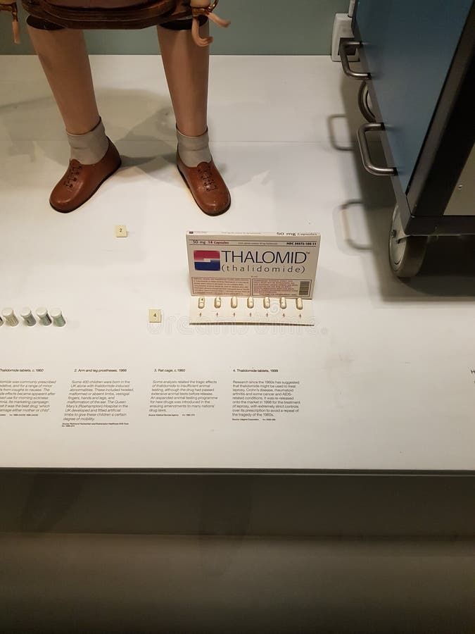 Thalidomide Tablets that Caused Severe Birth Defects Editorial Stock ...